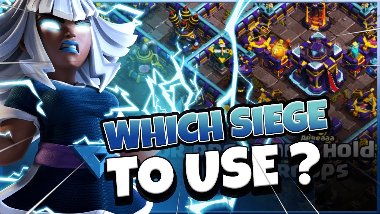 Best Siege Machines for TH15 Electro Titan No Zap Spell - YouTube