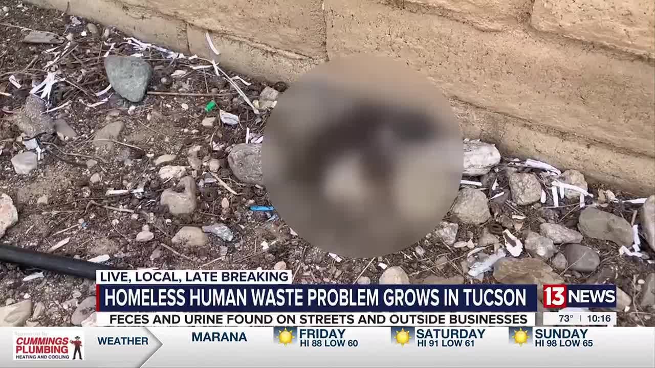 “You need to clean house”: Human waste problem grows in Tucson - YouTube