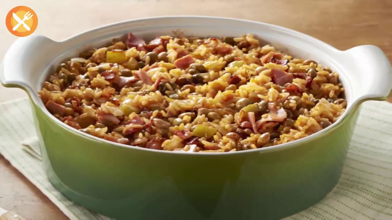 Moro de guandules con coco Dominicano - YouTube