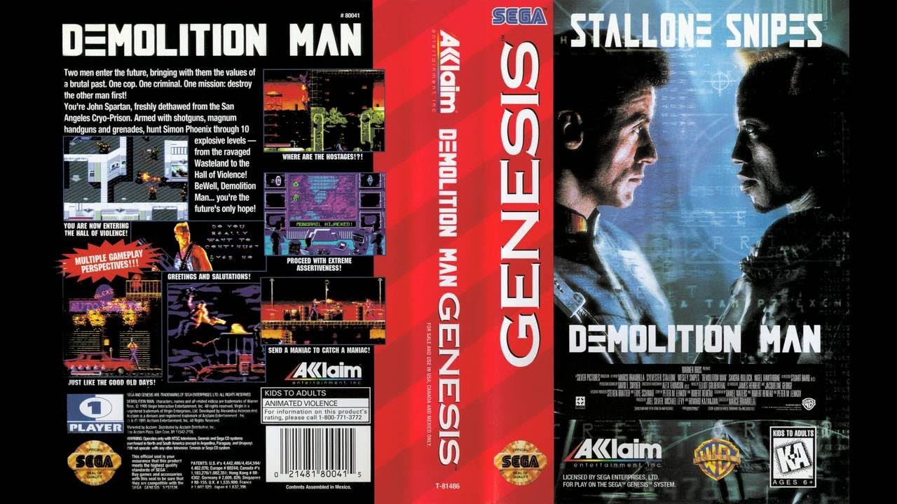 Demolition Man (Sega Genesis) - Razorface Live - YouTube