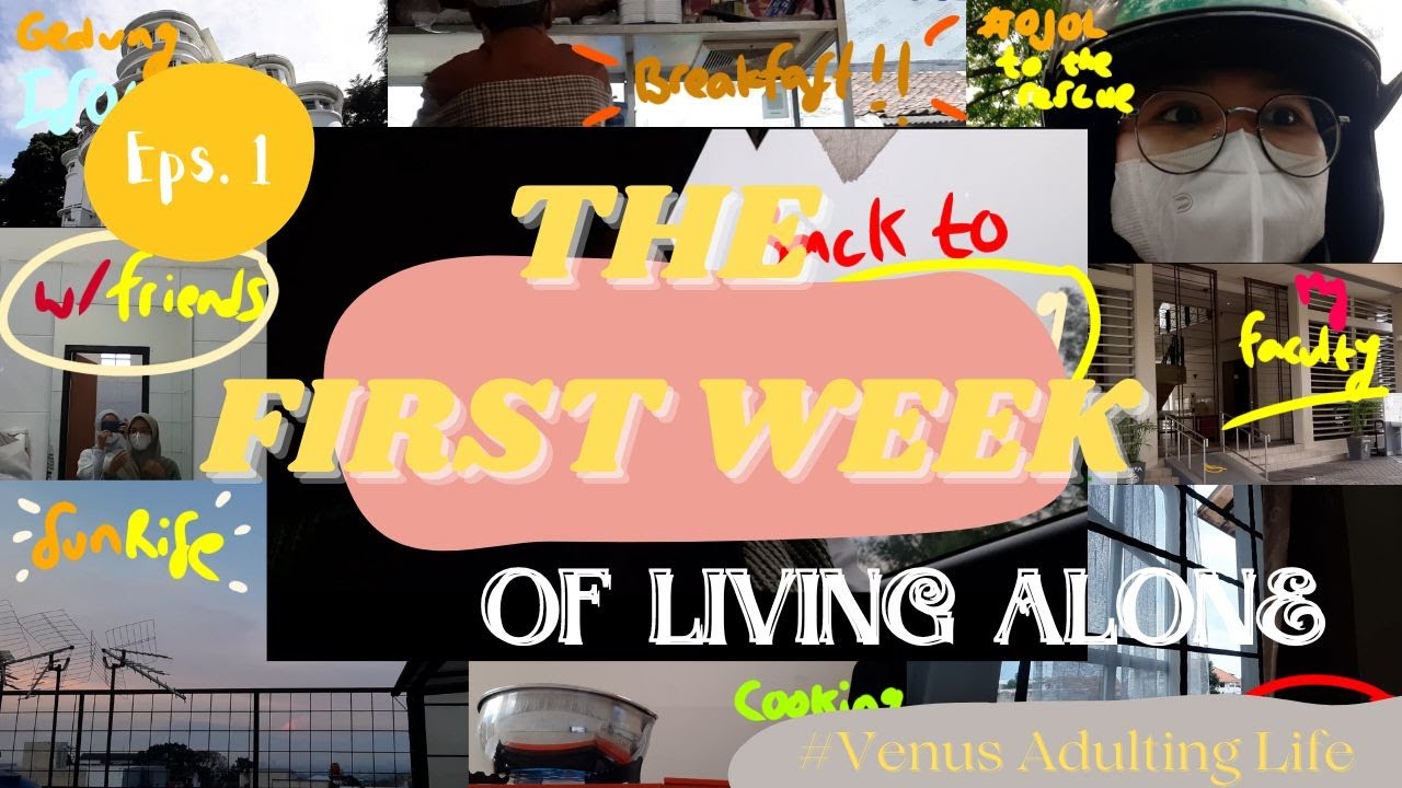 THE FIRST WEEK OF LIVING ALONE // living alone vlog.01 - YouTube