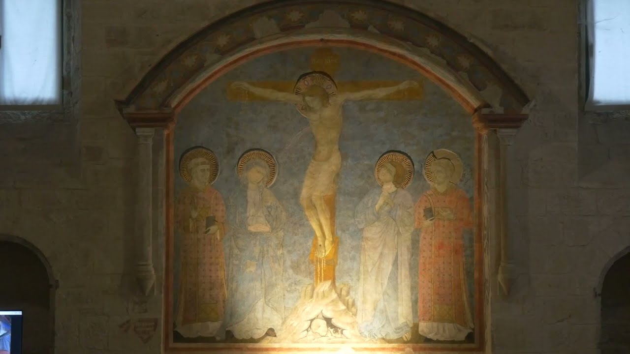 Museo diocesano Gubbio | La crocifissione recuperata - YouTube