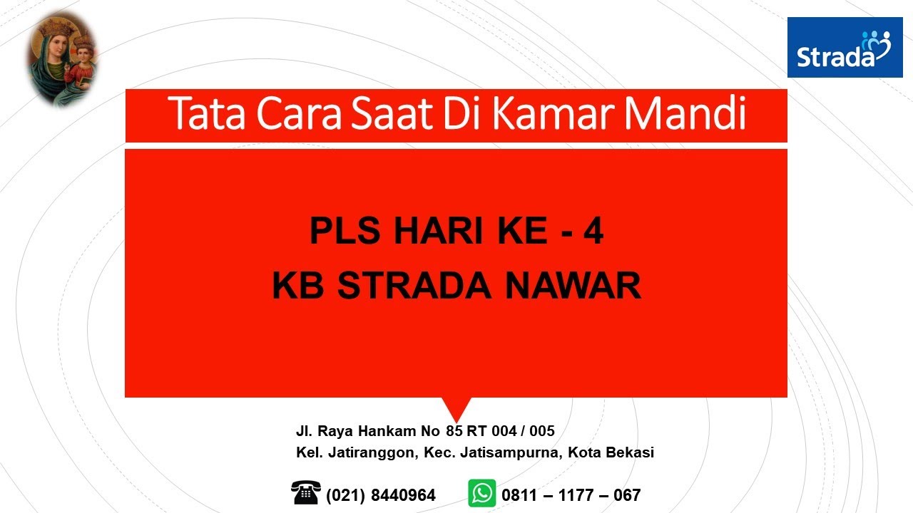 Hari Ke 4 Sekolah di KB Strada Nawar 2021-2022 - YouTube
