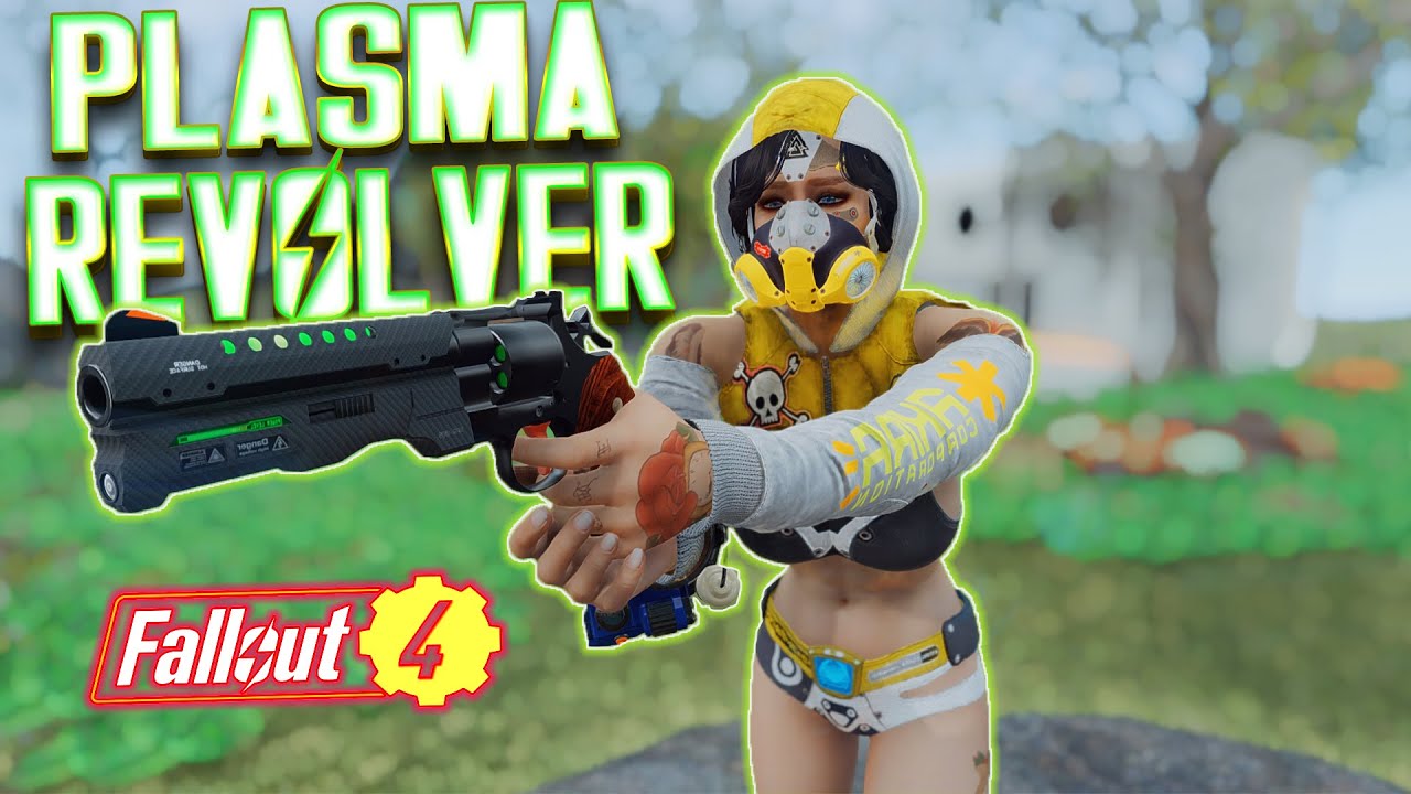 Fallout 4 - Futuristic Plasma Revolver - Experimental Plasma Revolver and Colt Python - MOD ...