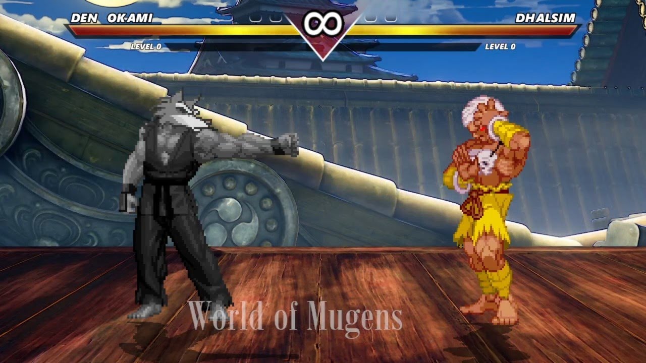 [Street Fighter Mugen] Den Okami Vs Dhalsim - YouTube
