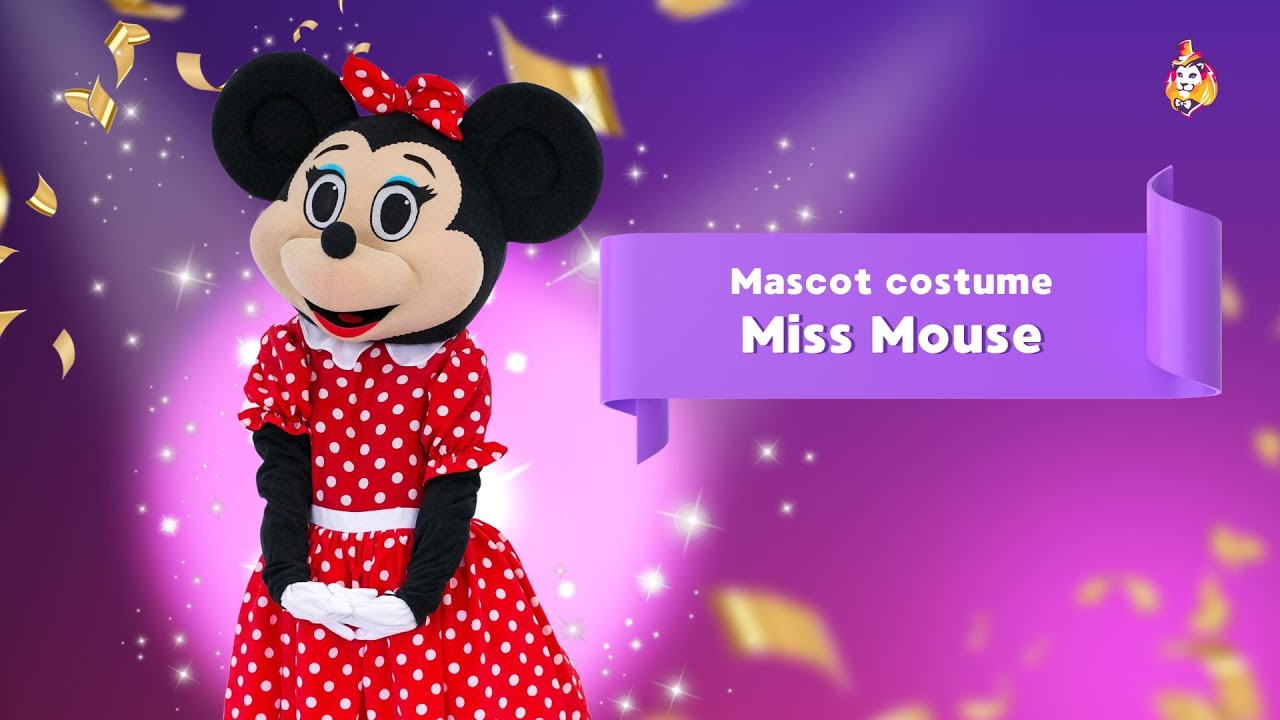 Miss Mouse Mascot Costume - YouTube