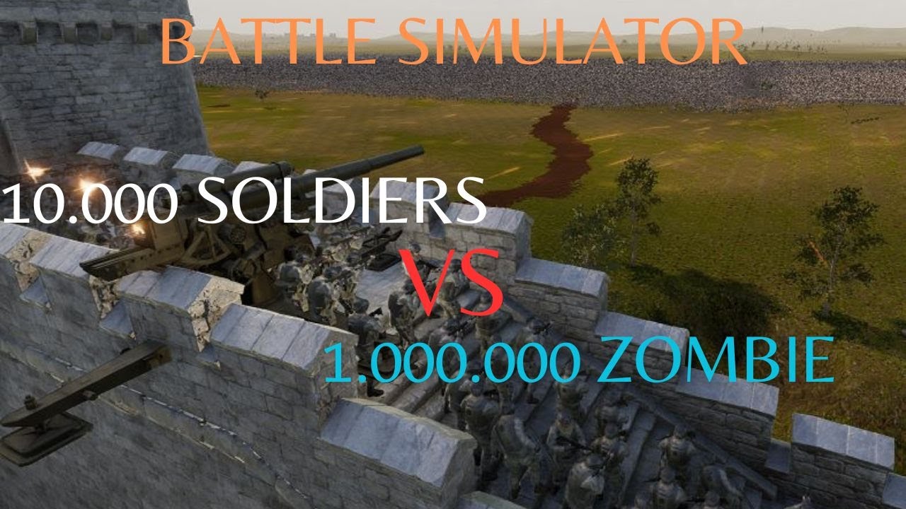 Epic Battle: 1 Million Zombies vs 10,000 Soldiers - Ultimate Showdown ...