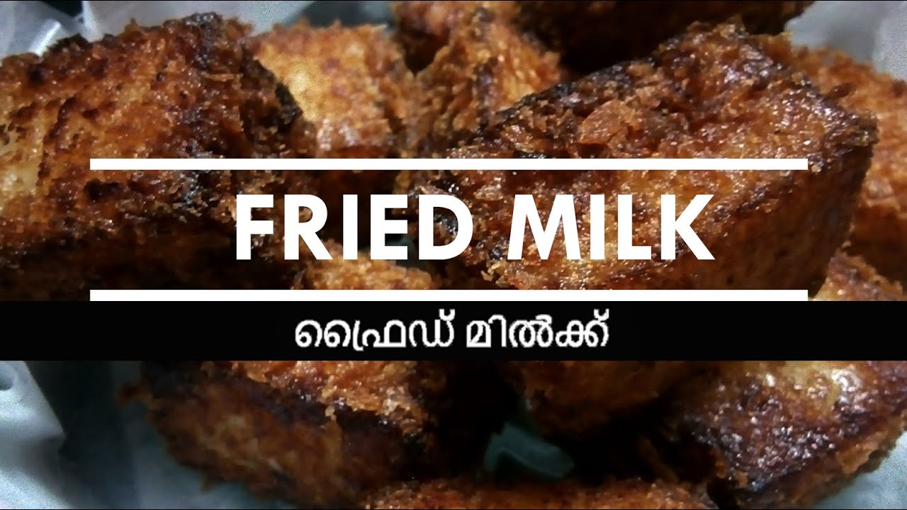 Fried Milk Recipe/EGGLESS SNACK - YouTube