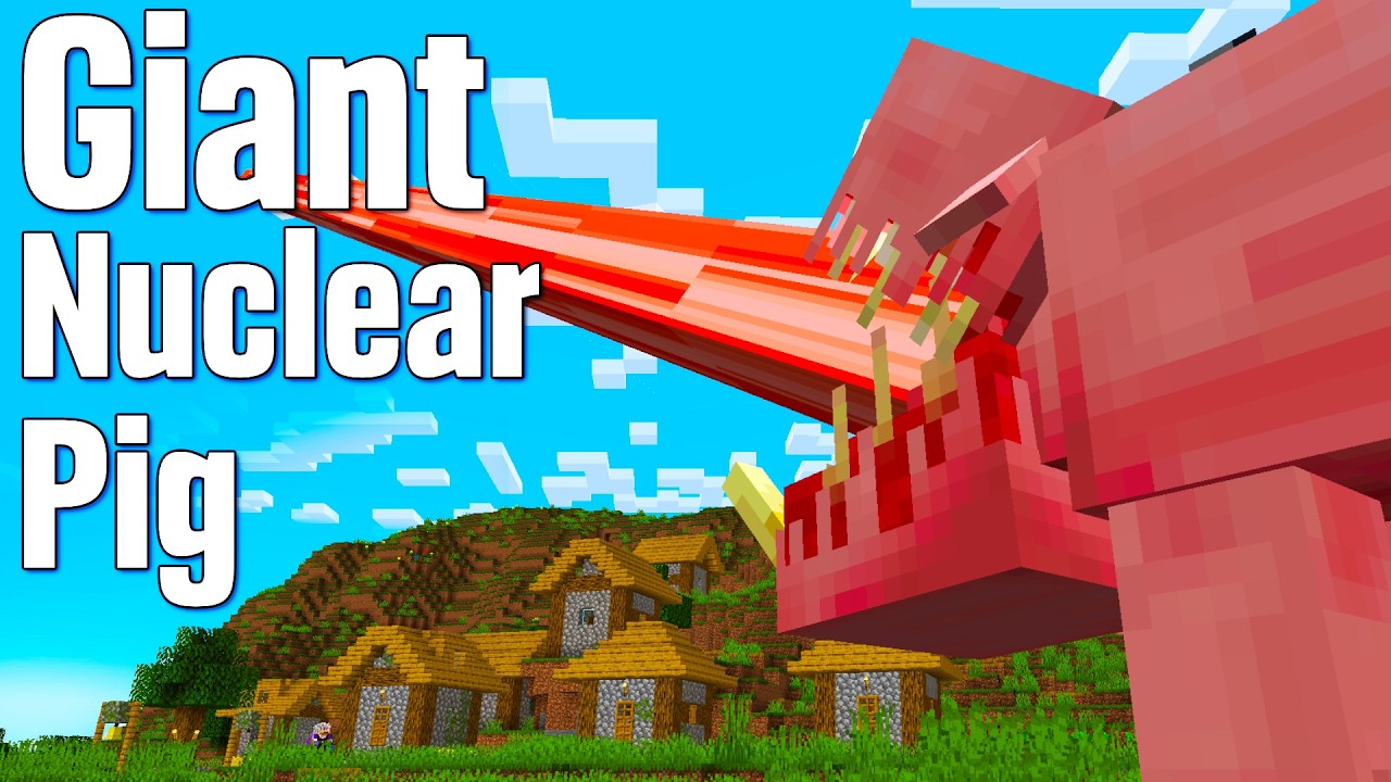 How I Conquered Pigzilla (minecraft's deadliest swine) - YouTube