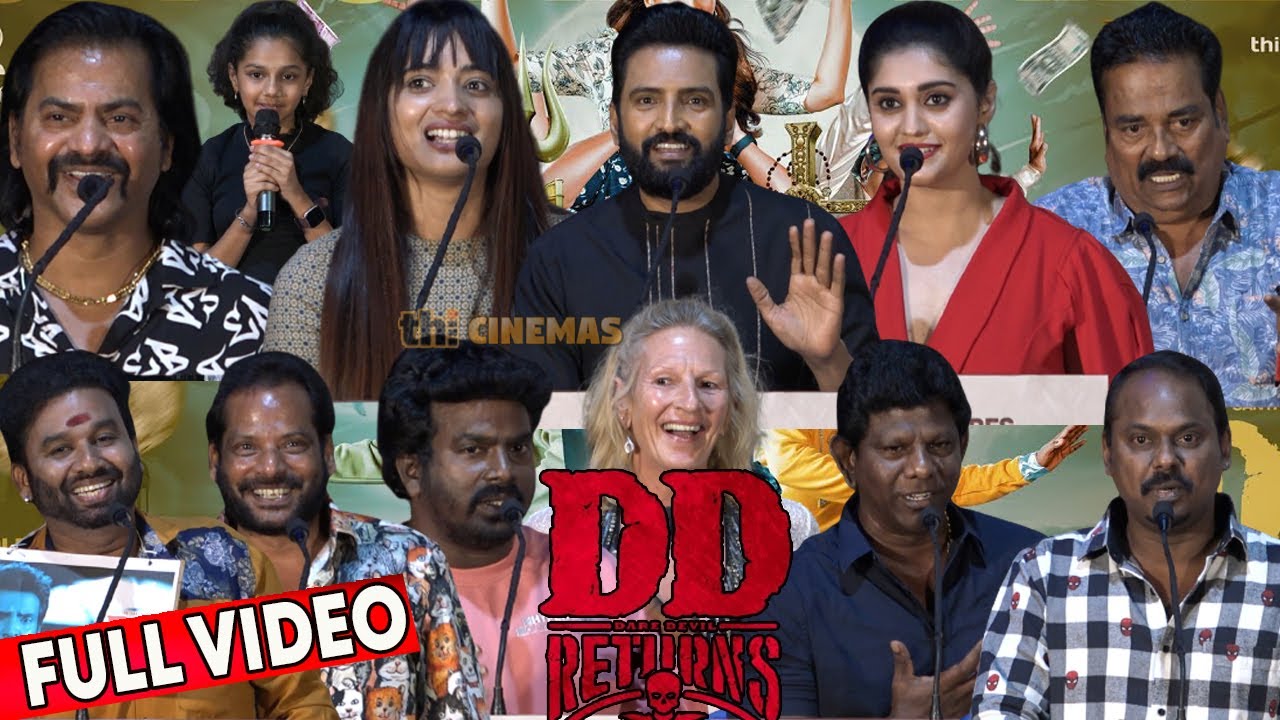 Full Video - DD Returns Press Meet | Santhanam, Surabhi, Massom Shankar ...