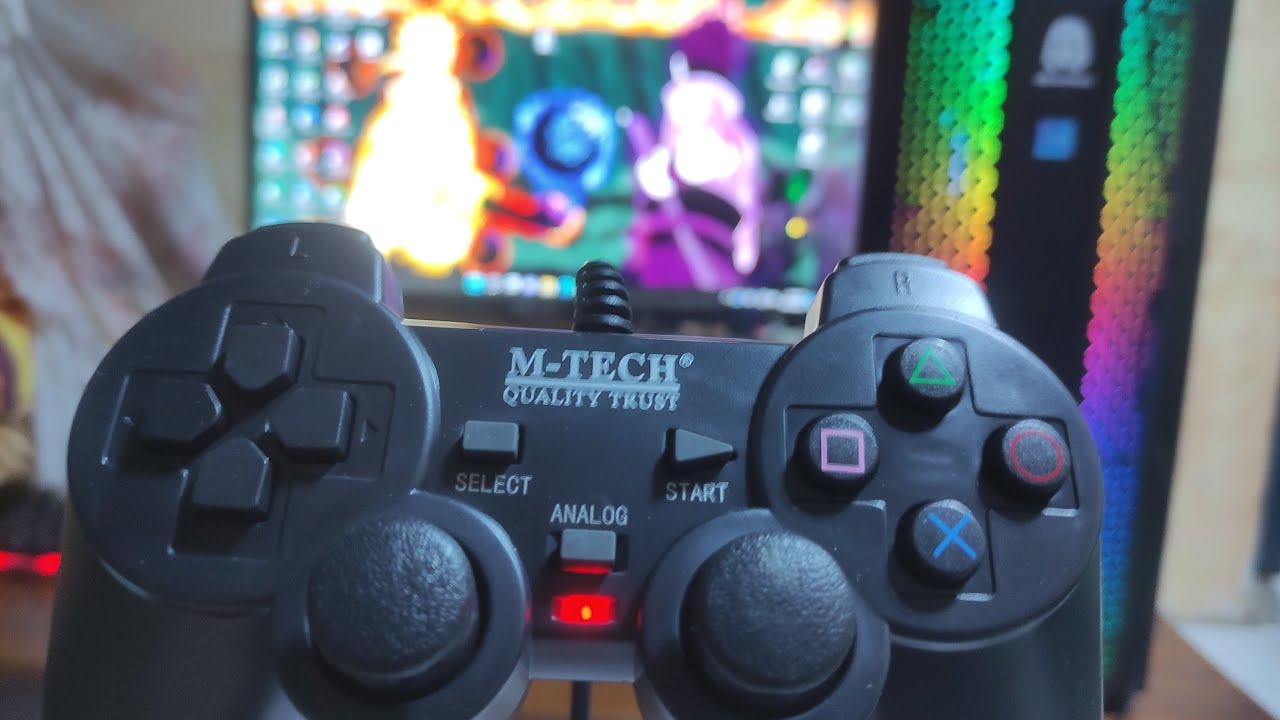 Unboxing Gamepad Joystick USB PC M-Tech Double (Game Tes PES 2021 ...