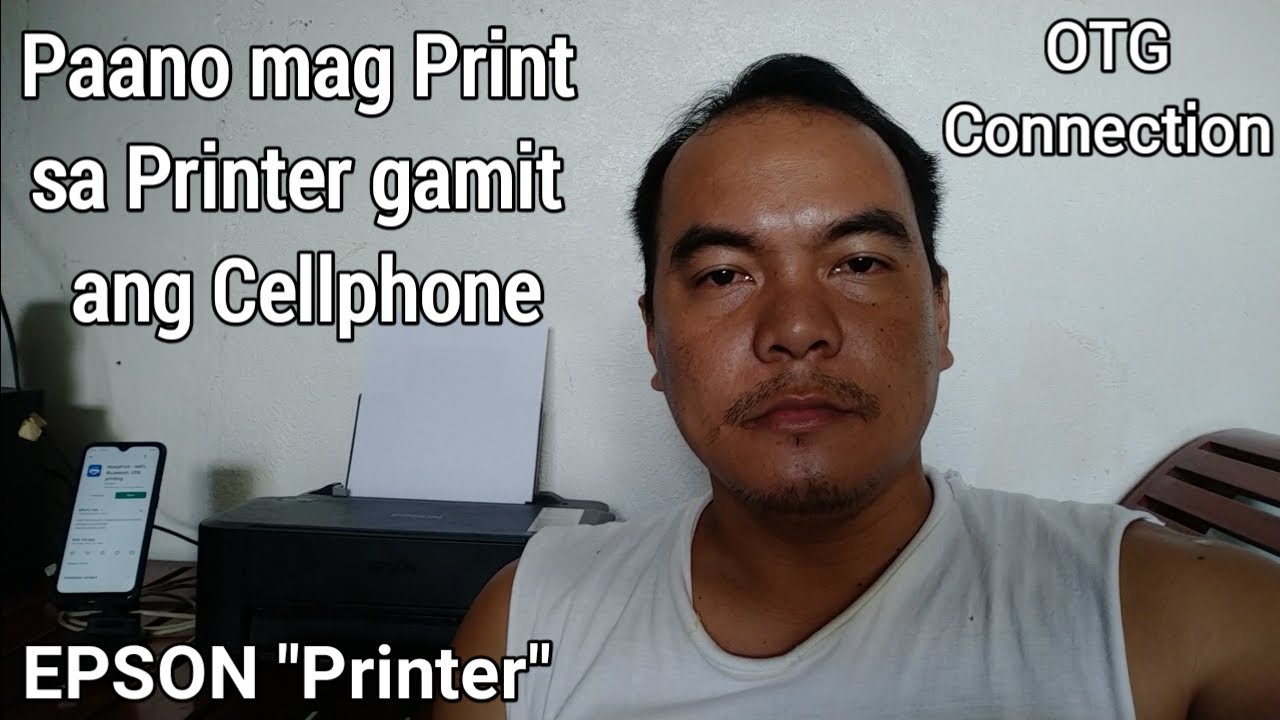 Paano mag Print sa Printer gamit ang Cellphone | EPSON "Printer" | OTG ...