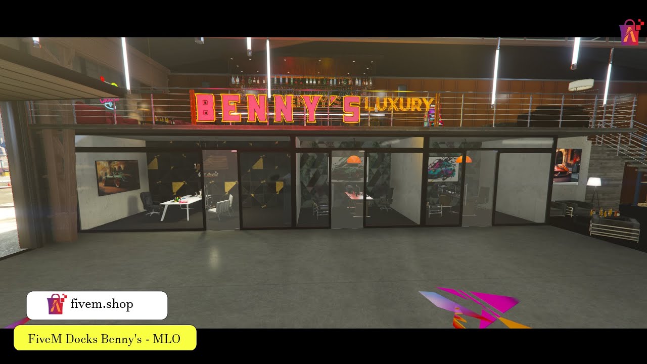 FiveM Docks Benny's MLO | Mechanic Shops FiveM #fivem #benny - YouTube