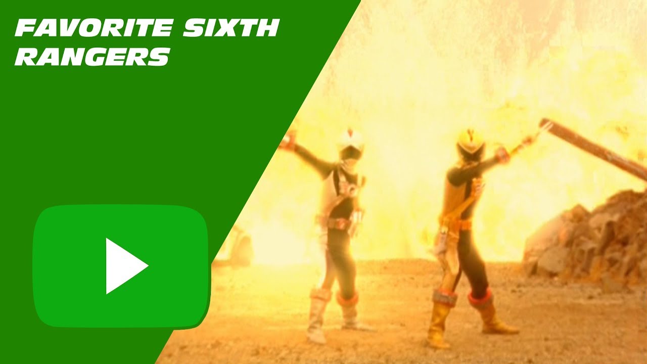 Top Ten #15 Favorite Power Ranger Sixth Rangers - YouTube