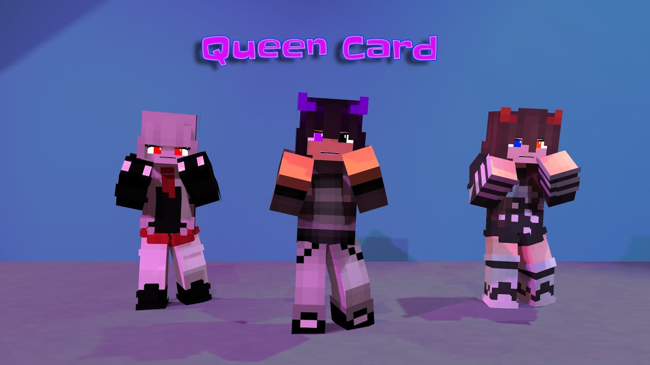 Queencard dance || Mine-Imator || Minecraft Animation - YouTube