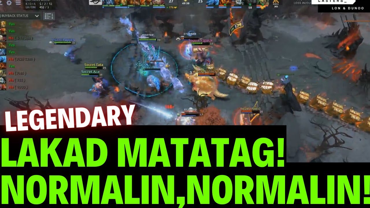 Legendary LAKAD MATATAG, NORMALIN NORMALIN! Voice Line| Best Moment ...