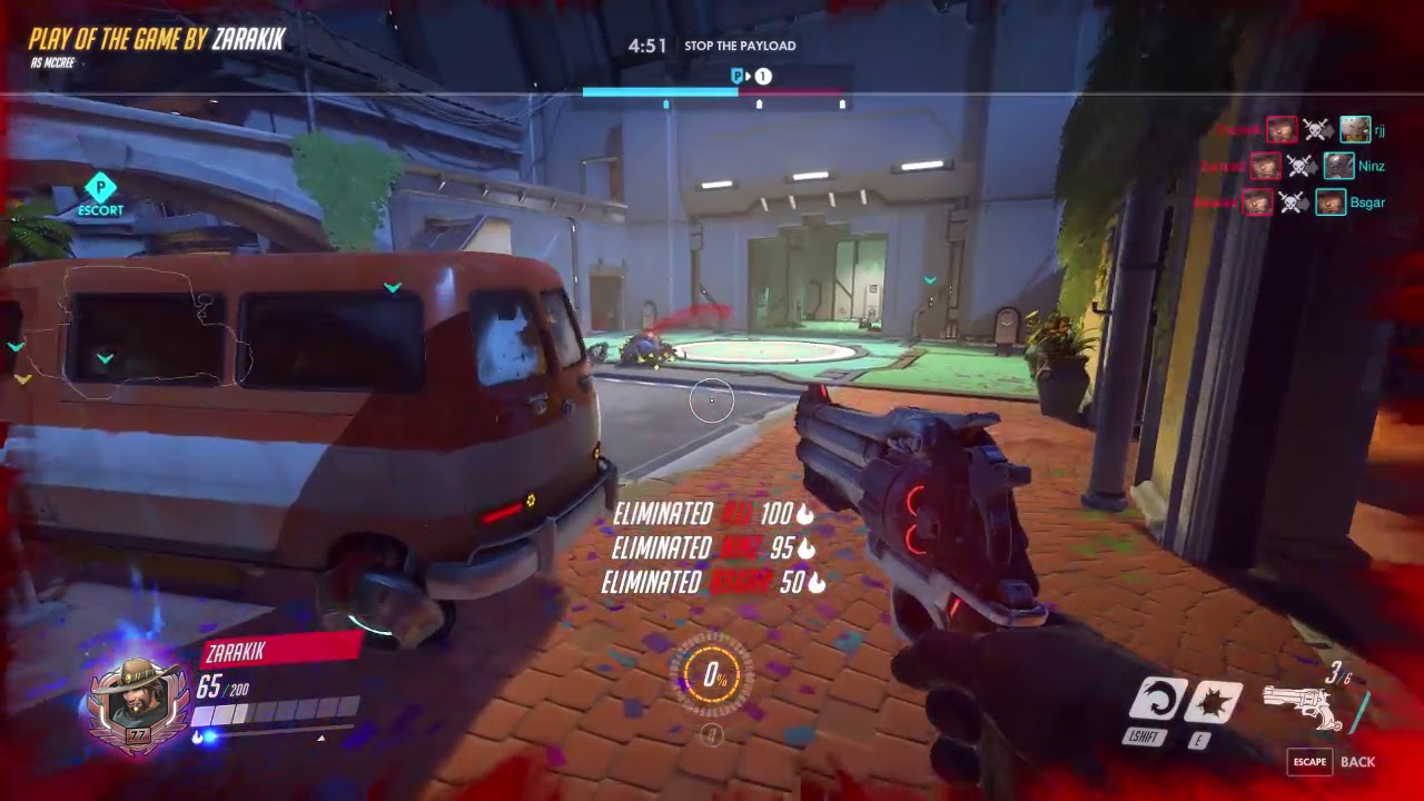 McCree triple kill - YouTube