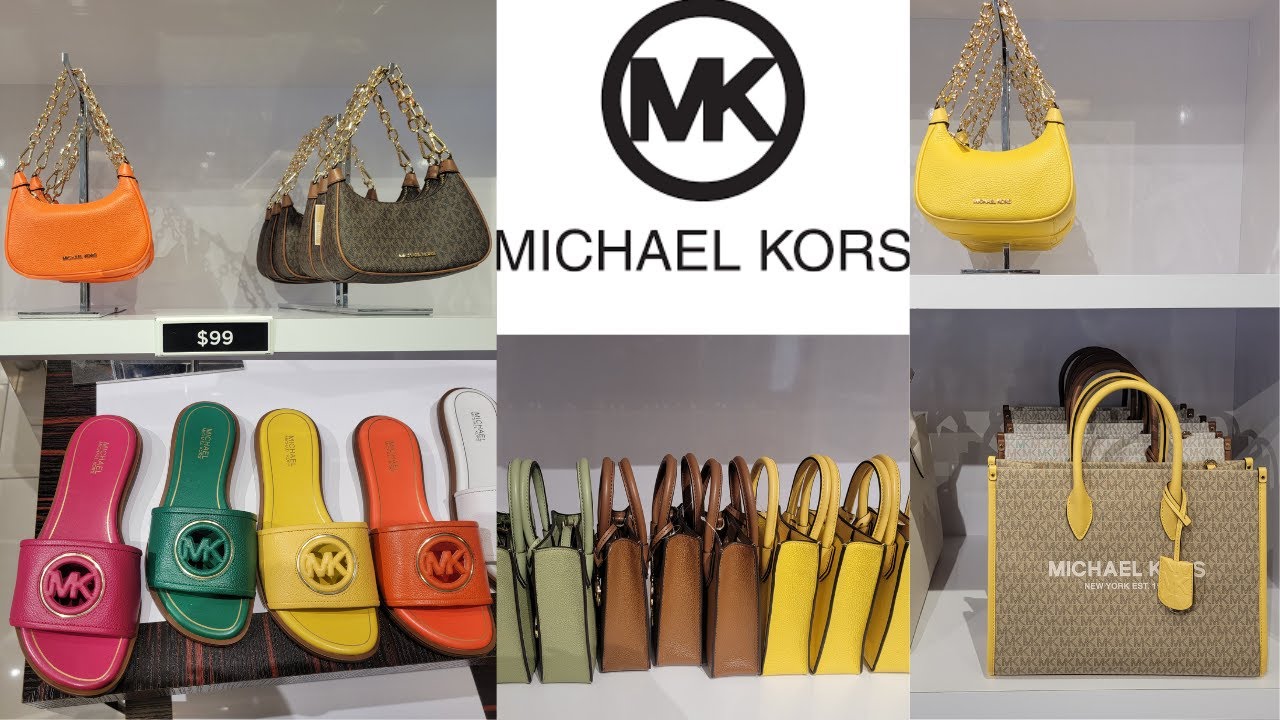 FUN SPRING COLORS | MICHAEL KORS OUTLET | COME WITH ME - YouTube
