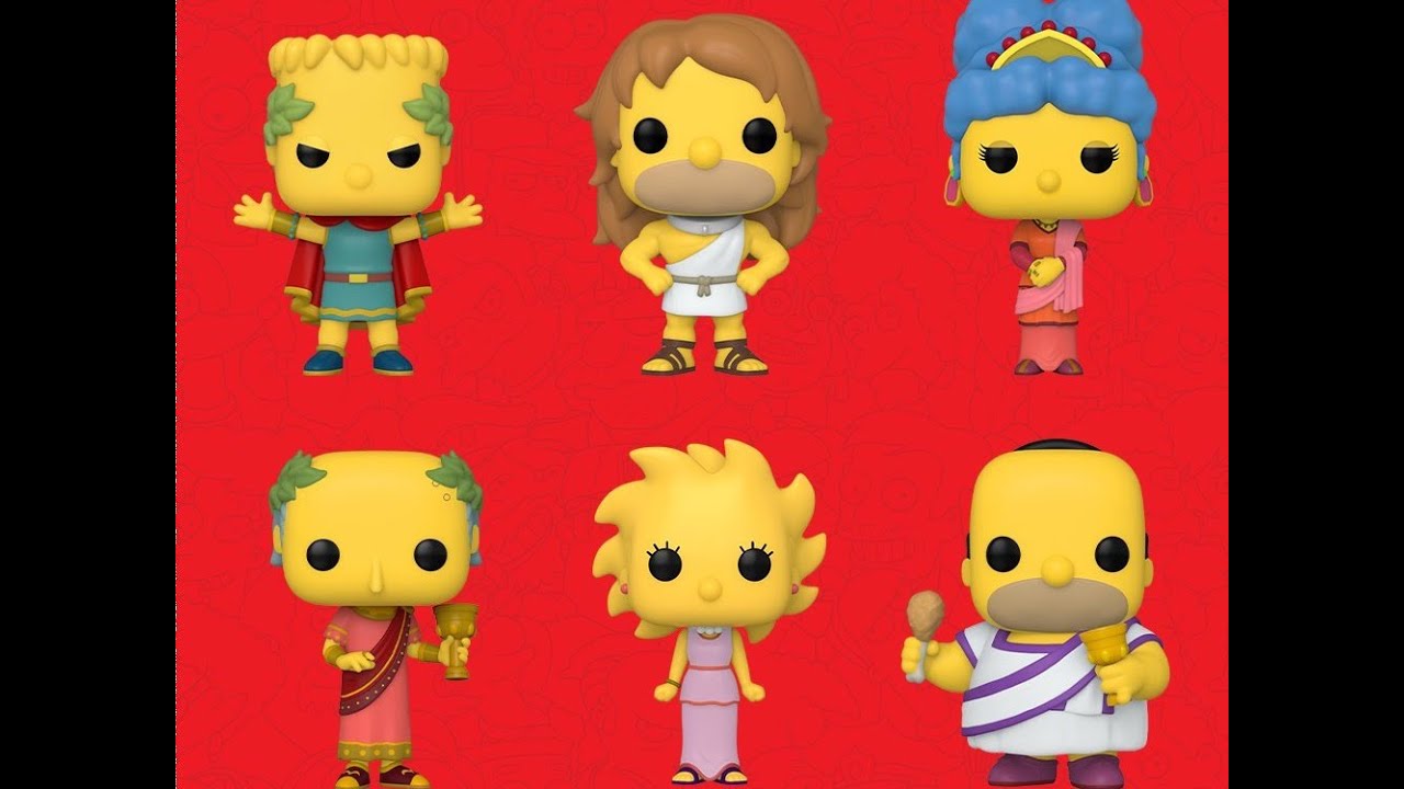 The Simpsons Roman Funko Pops | News - YouTube