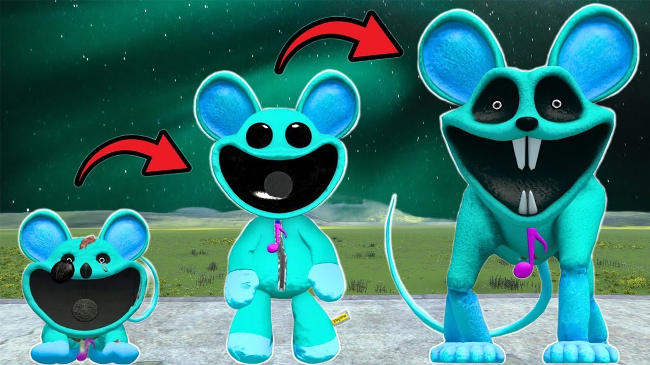 NEW EVOLUTION OF SMILING CRITTERS SYMPHONY MOUSE FAMILY POPPY PLAYTIME ...