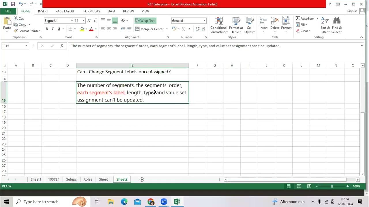 Can we able to change Assigned Segment Labels once Created COA in Oracle EBS & Fusion GL? - YouTube