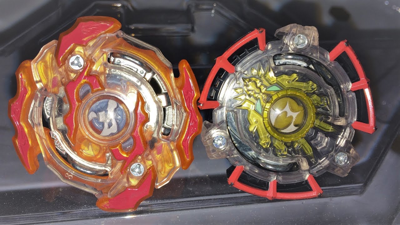 Evipero E2 Nine Gyro vs Roktavor R2 Down Spiral - Beyblade Burst ...