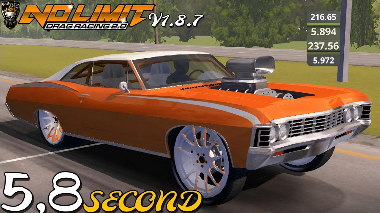 5.8 Second Donk Master Chevy Impala Tuning No Limit Drag Racing 2 V1.8. ...