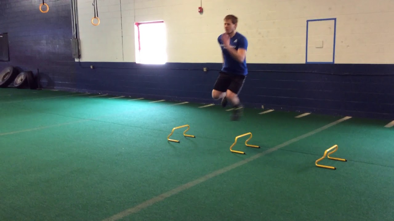 Single Leg Medial hurdle jump - YouTube