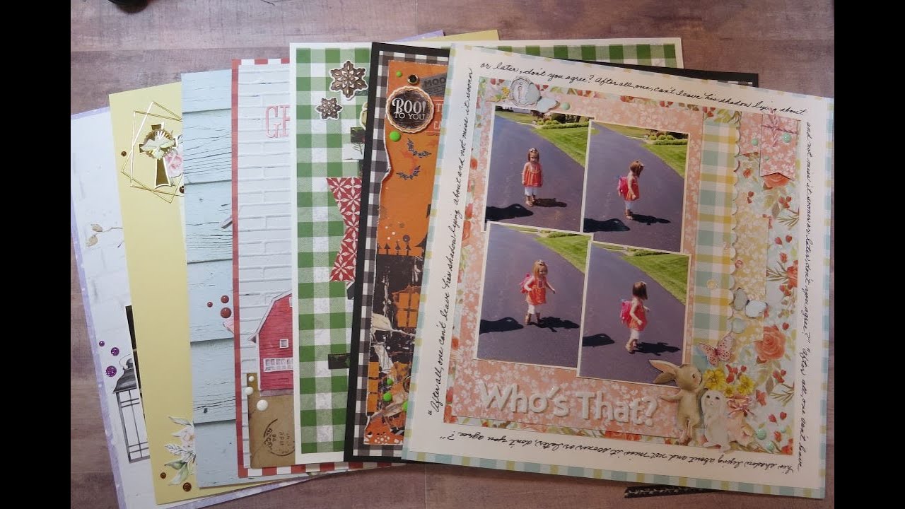 Layout Share 11-18-22, Scrapbook Layout Pages - YouTube