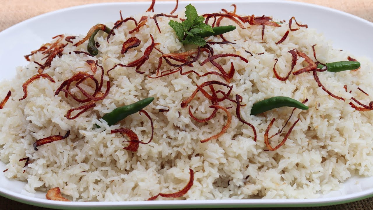 ঝরঝরে পোলাও রান্নার পারফেক্ট রেসিপি/পোলাও/Plain Pulao Recipe/Polao ...