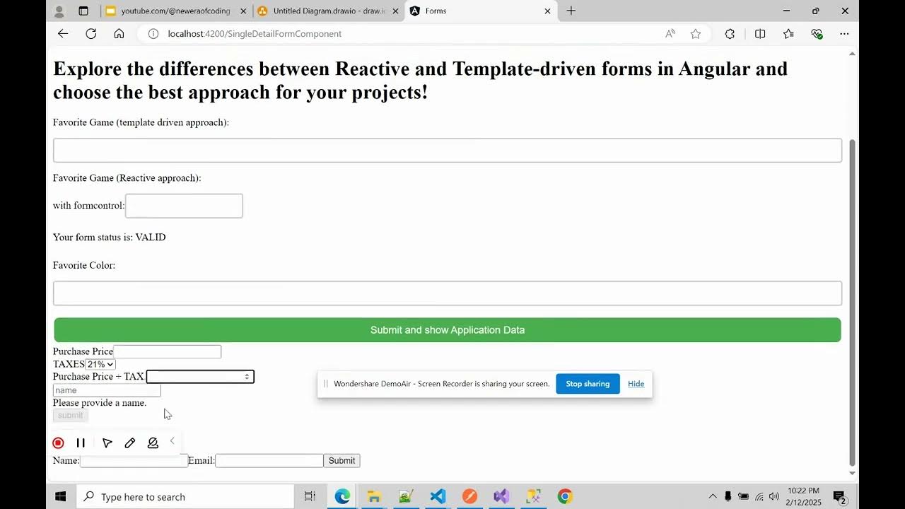 how to add powerful validation to reactive forms in Angular for better data handling and user ...