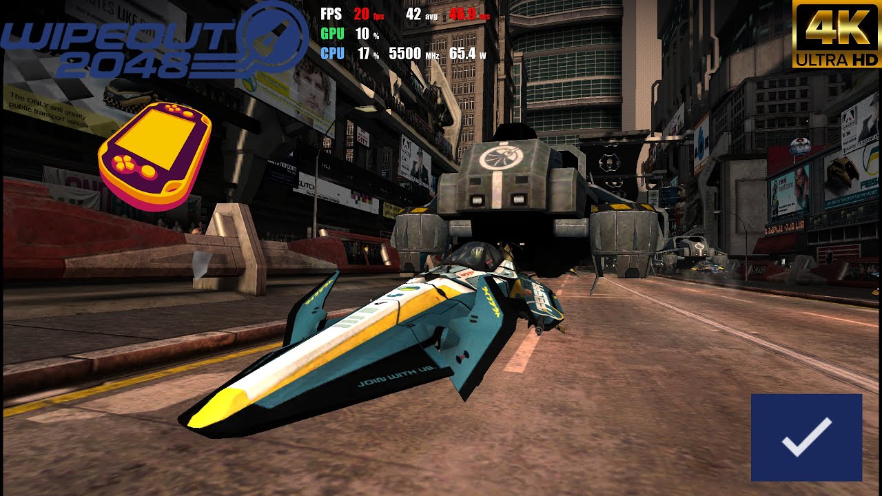 Wipeout 2048 4K UHD Gameplay | Vita3K 0.1.6-3091 | PS Vita Emulator PC ...