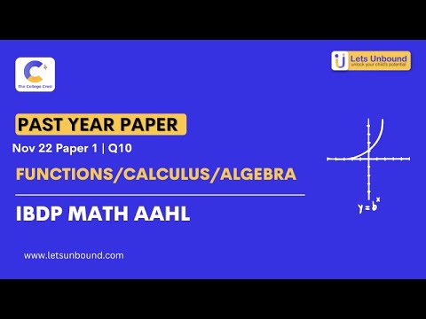 IBDP Math | AAHL | Nov 2022 Paper 1 - TZ0 | Q10 | Functions/Calculus ...