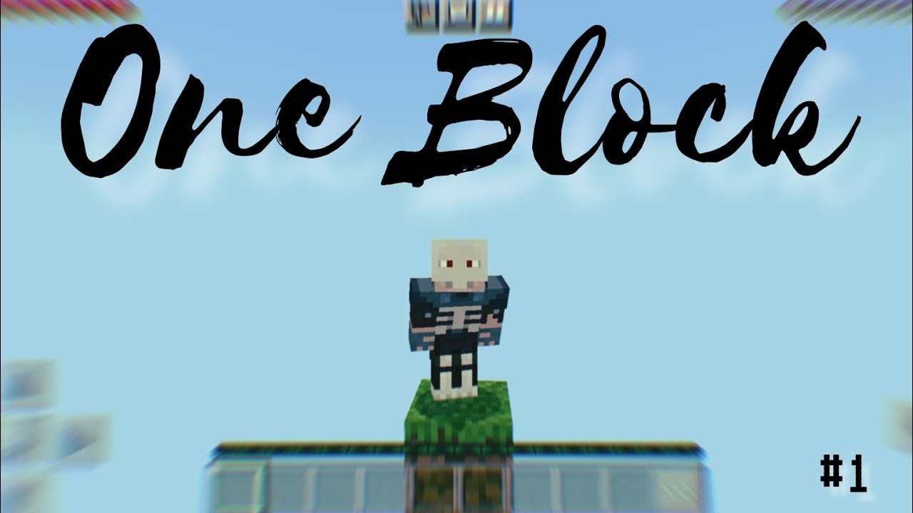 One Block Challenge In Minecraft | Day1 S1| By IamNotLazor - YouTube