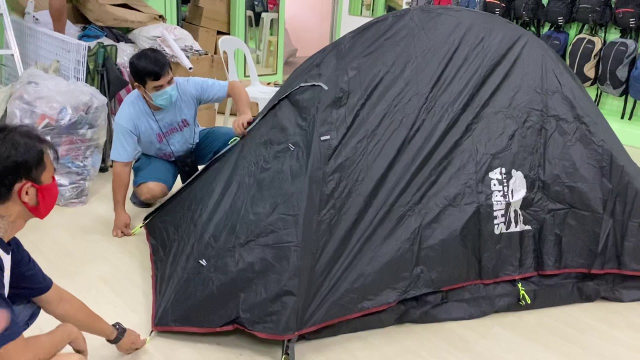 ️ BROWN TREKKER’s NEW SHERPA LIGHTS FREE STANDING CAMPING TENT ️ - YouTube