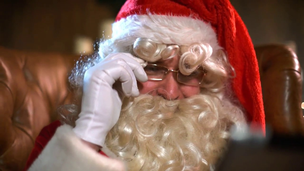 Santa Claus With Magic IPad - YouTube