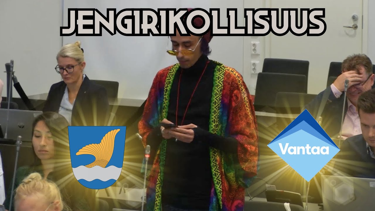 Milad Dehghan (Slim Mill) Valtuusto puhe VANTAA #4 | Jengirikollisuus ...