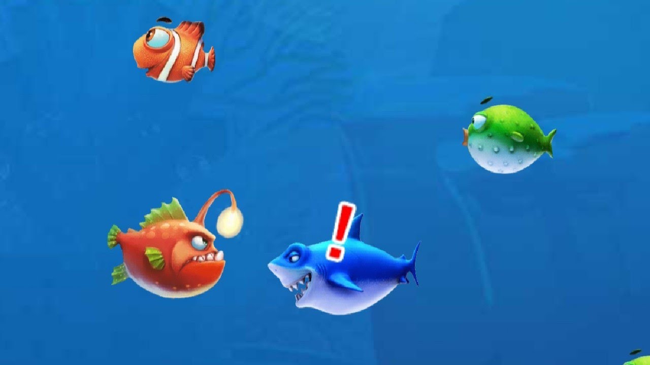 Fishdom - eat fish and evolve - become a sea monster - save the fish ...