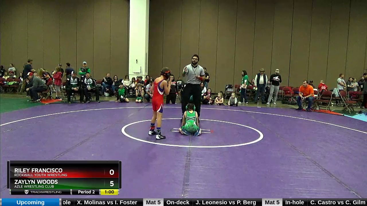 10U 67 Riley Francisco Rockwall Youth Wrestling Vs Zaylyn Woods Azle ...