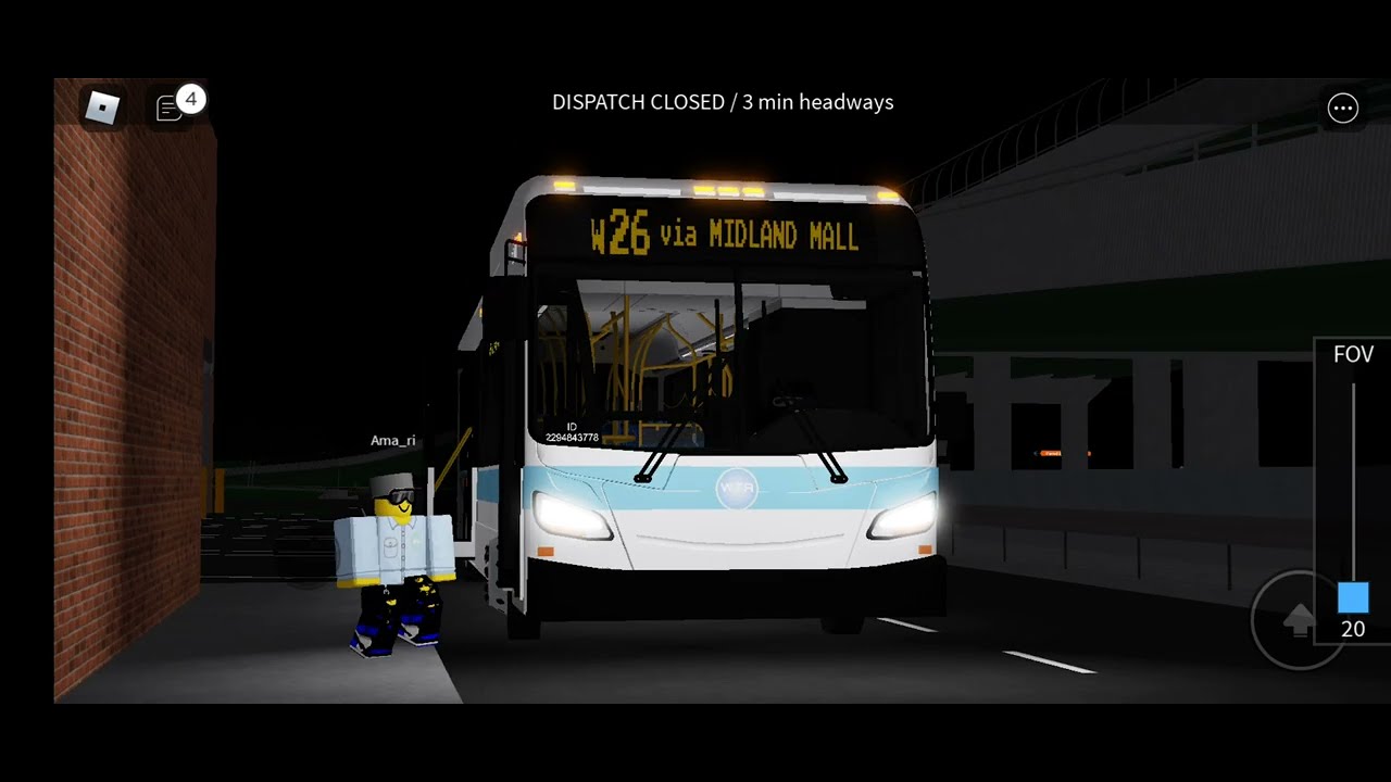 WTA bus action on Roblox with XE40 - YouTube