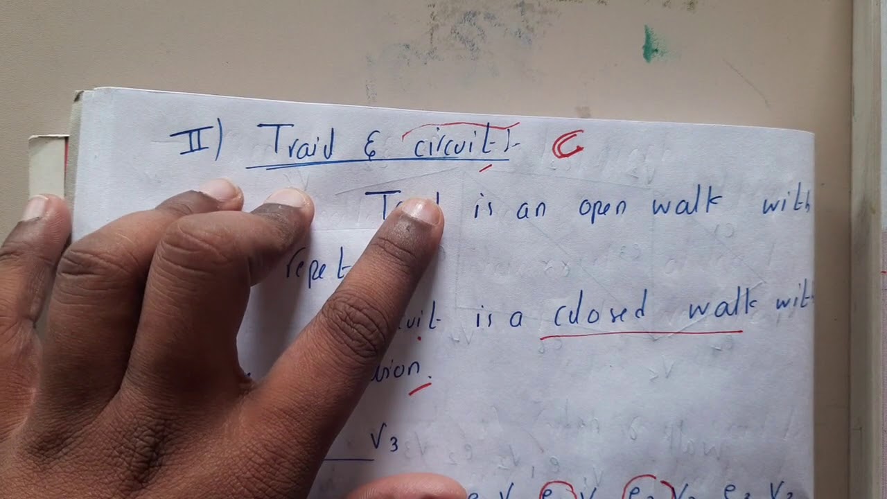 1.10 Walk , trail , circuit ,path and cycle - YouTube