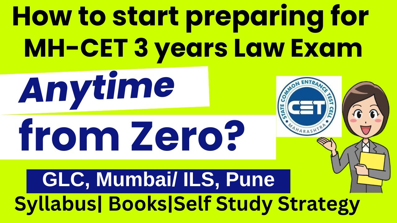How to prepare for mh cet law 3 years 2025 from Zero|From Scratch MH ...