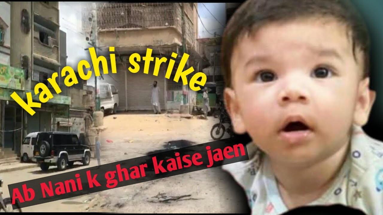 Karachi strike Hum Nano k yahan nh ja saken 🥹 | Little Hussain with ...