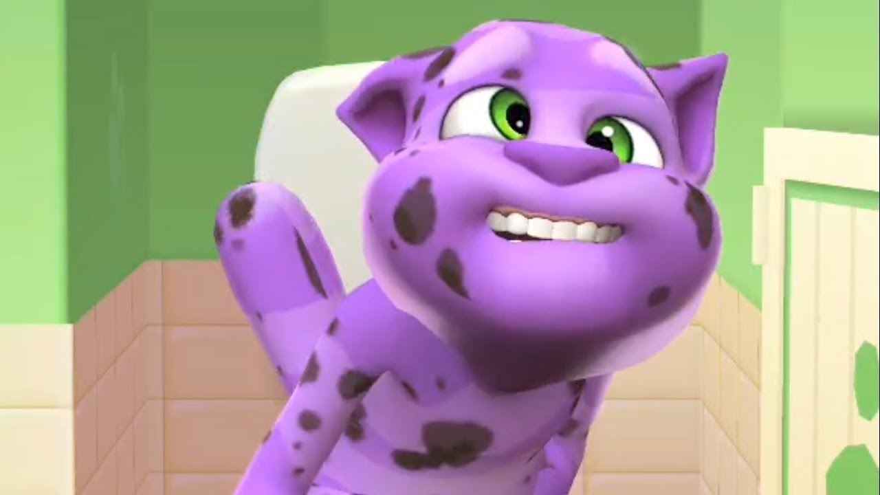 MY TALKING TOM 2 FUNNY VIDEO Poop - YouTube