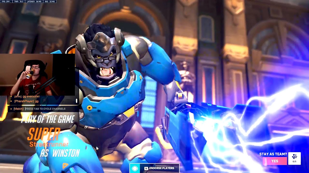 SUPER WINSTON IS OP?! POTG! [ OVERWATCH 2 TOP 500 ] - YouTube