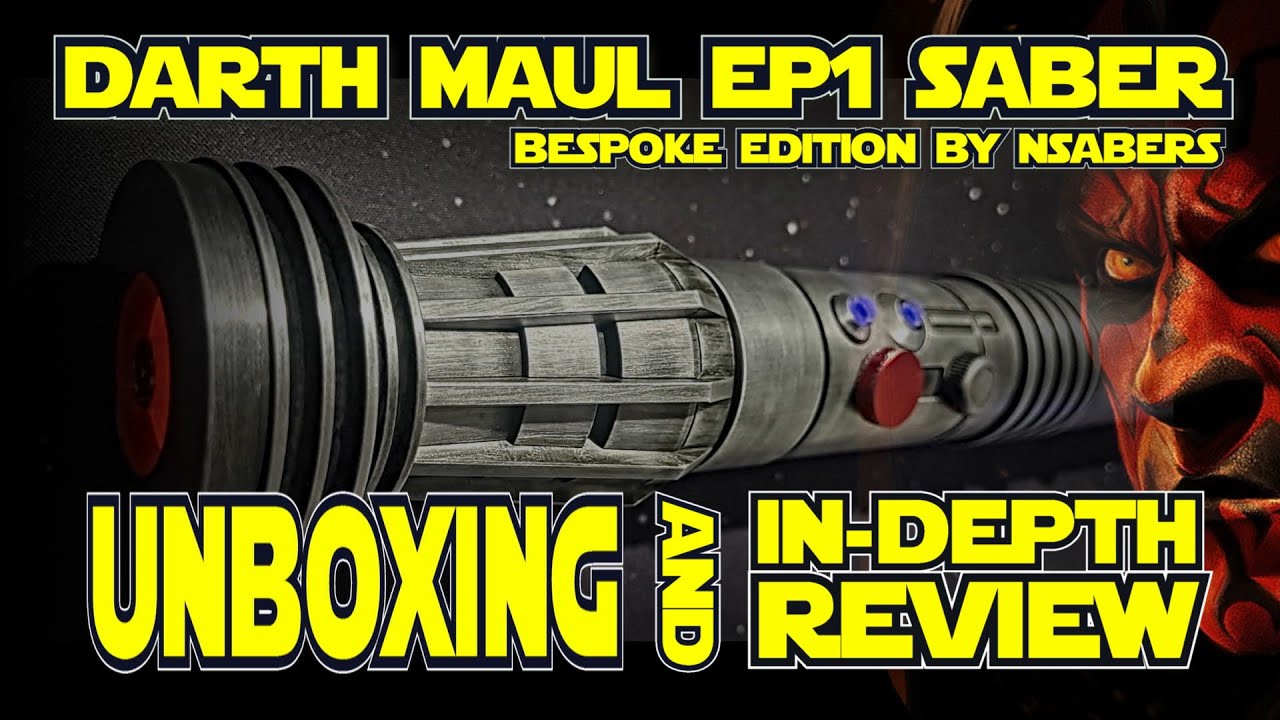 Darth Maul Lightsaber | NSABERS | Unboxing and Review - YouTube