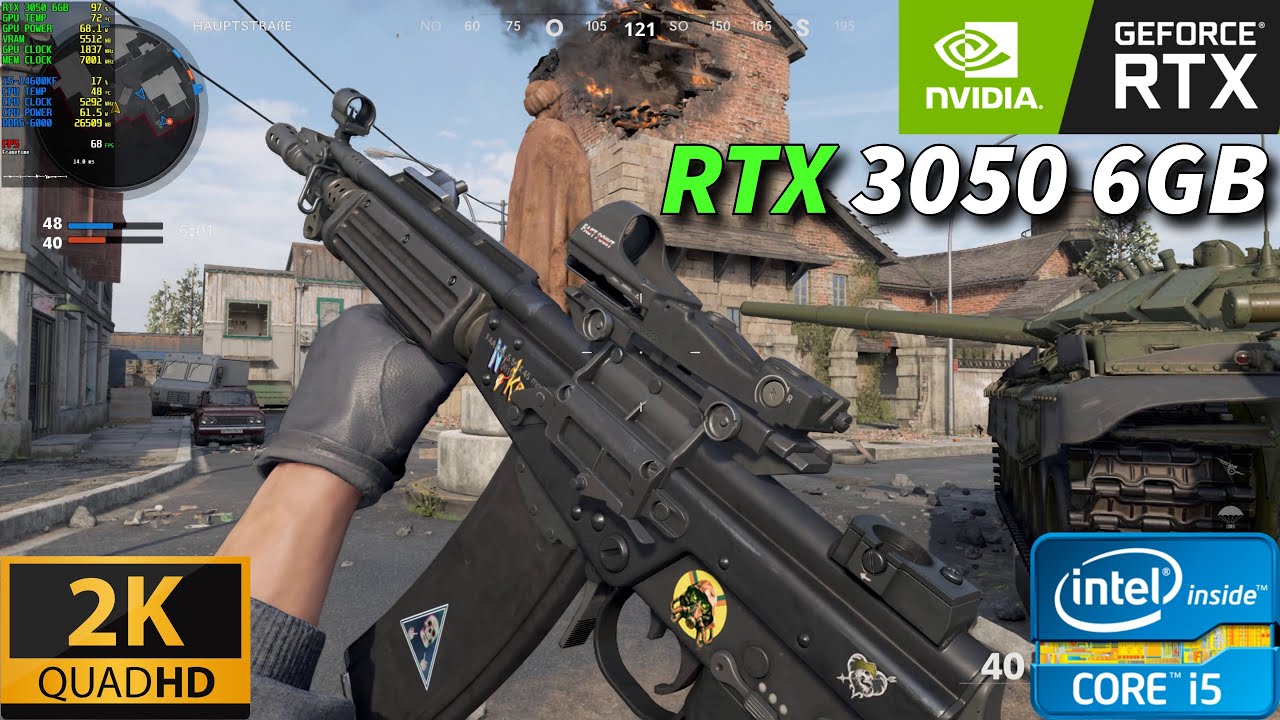Call of Duty Black Ops Cold War | RTX 3050 6GB | 1440p | DLSS ...