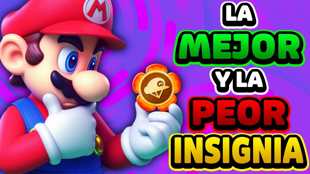 CLASIFICO las 24 INSIGNIAS de Super Mario Wonder - YouTube