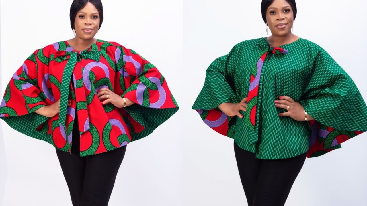 How to make a Stylish REVERSIBLE CIRCLE TOP | Cape Top Cutting and ...