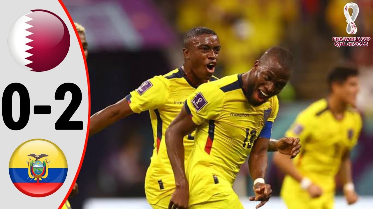 Qatar vs Ecuador 0-2 • Highlight & Extended All Goals World Cup 2022 ...